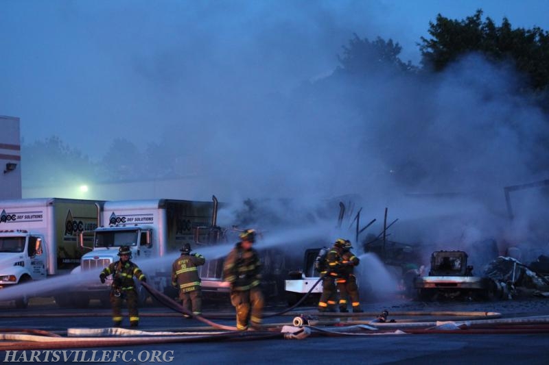 Hartsville Fire Company assisted Warminster FD at truck fire ...